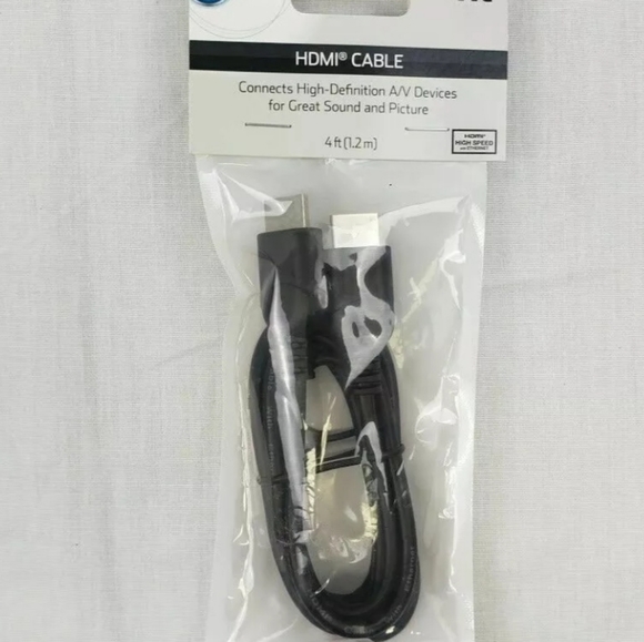Onn | Other | Onn Hdmi Cable 4ft Connects High Def Av Devices | Poshmark